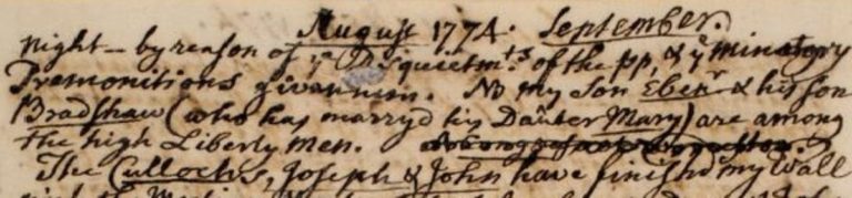 The Diary of Rev. Ebenezer Parkman – Part of "The Ebenezer Parkman Project"